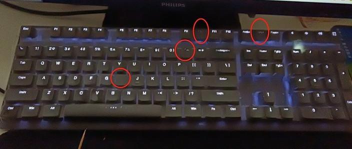 键盘四个灯是什么意思截图