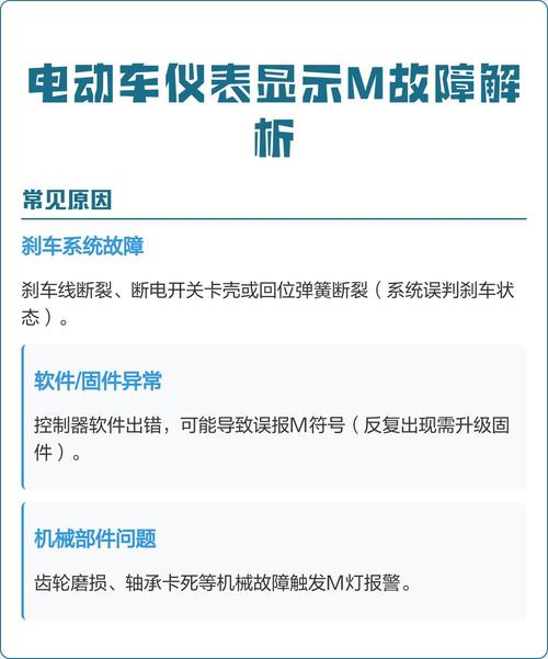 电瓶车仪表显示m是什么意思截图