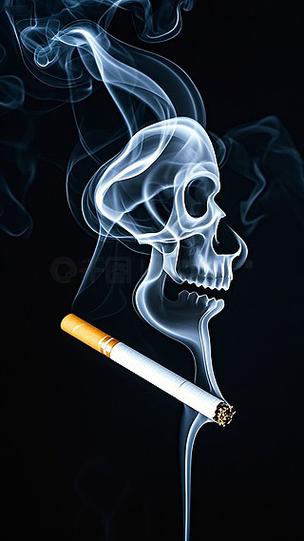 骷髅头香烟图片图标
