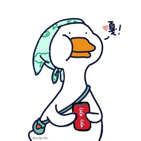 鸭子系列情侣头像 卡通图标