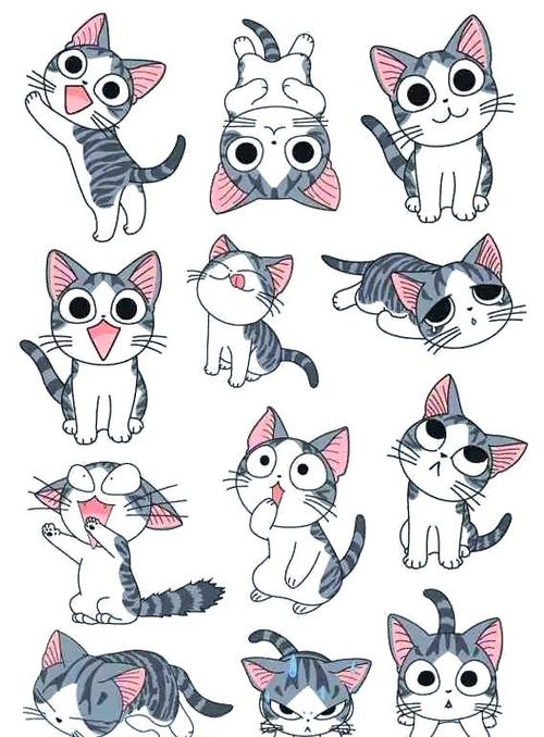 猫的动漫形象图标