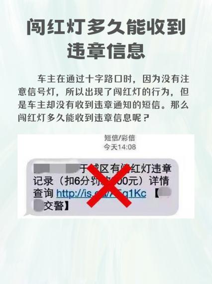 闯红灯多久能收到短信图标
