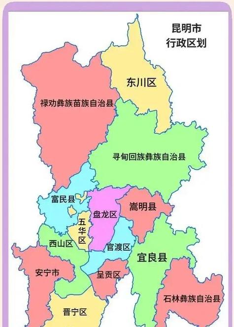 昆明有哪几个区截图