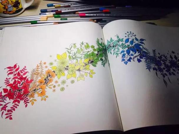 秘密花园水壶涂色作品图标