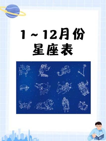 1一12月星座图标