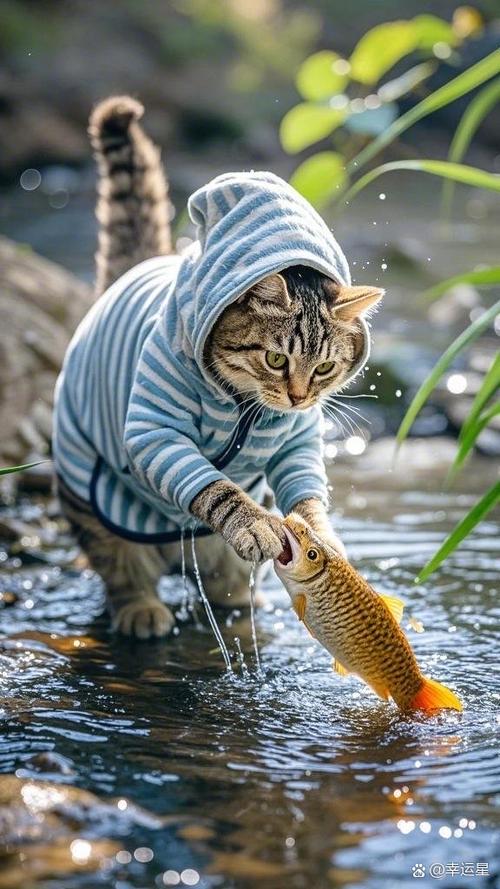 猫猫抓鱼视频图标