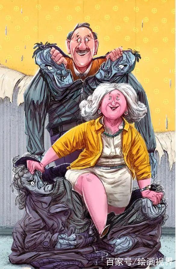 讽刺的漫画揭露现实图标