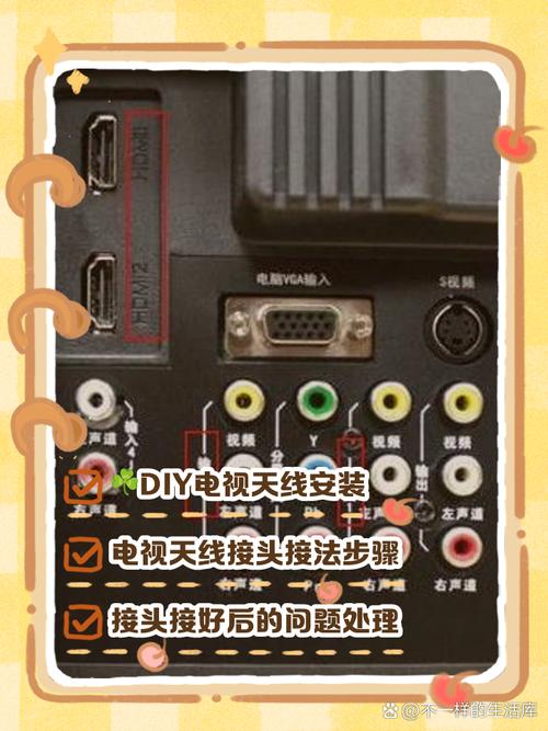 大锅天线怎么连接电视图标