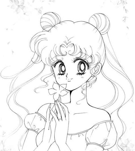 美少女简单画法图标