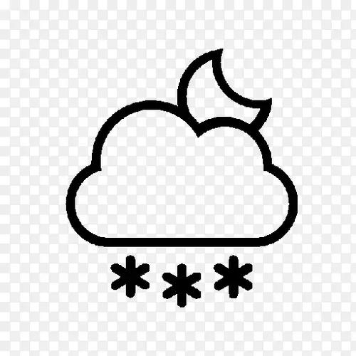 天气预报怎么变成黑白的了图标