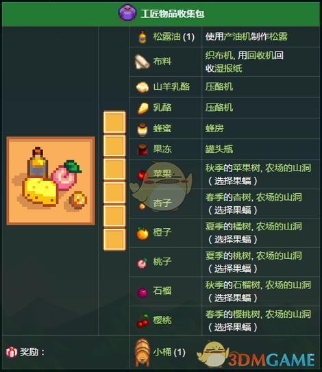 星露谷物语任务版详解物品奖励篇截图