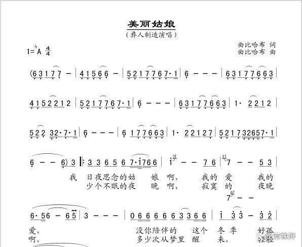 美丽姑娘阿诗码是什么歌截图