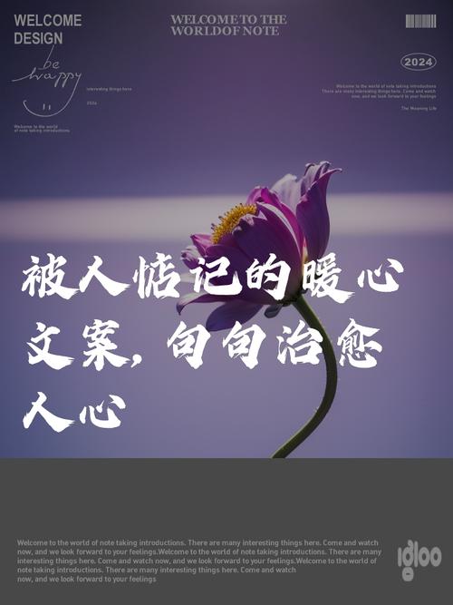特别治愈人心的文案图标