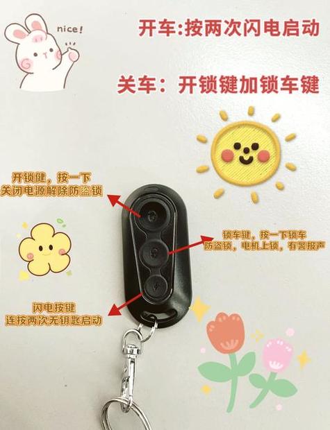 台铃遥控钥匙如何配对,主遥控器坏图标