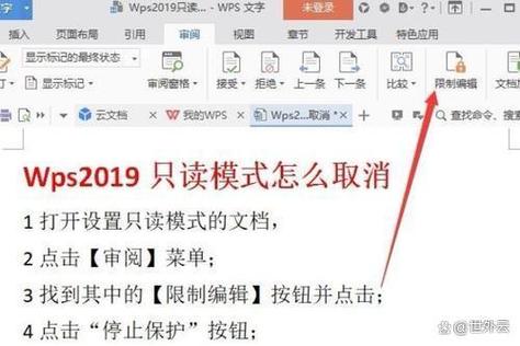 只读模式的word文档怎么保存图标