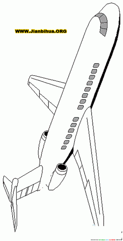 飛機簡筆畫截图