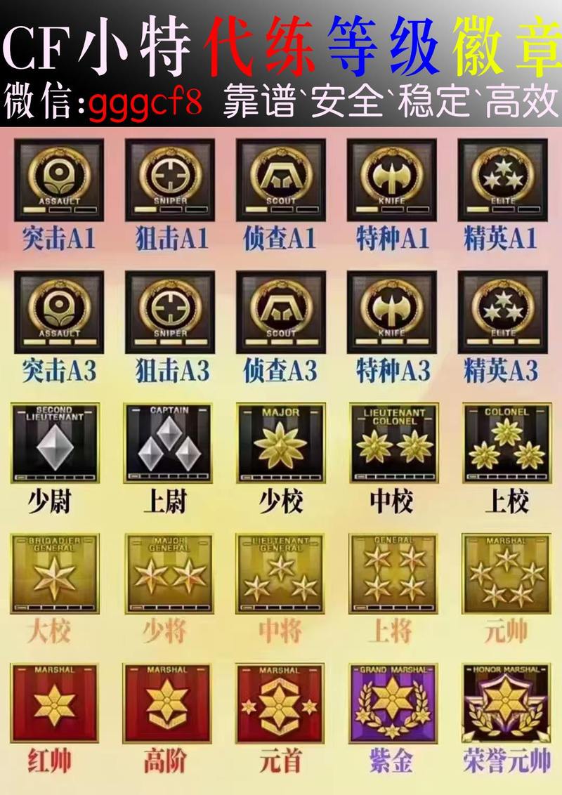 cf排位勋章怎么弄上去图标