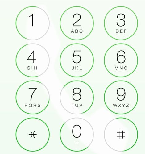 iphone不显示拨号键盘截图