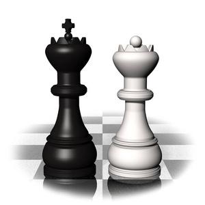 国际象棋 国王 王后图标