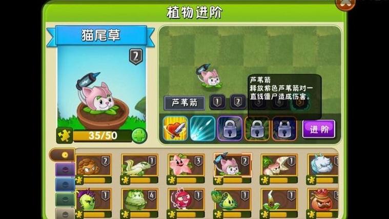 猫尾草植物大战僵尸2获得方法