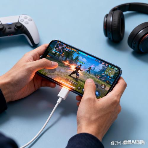 支持边玩边充电的手机图标