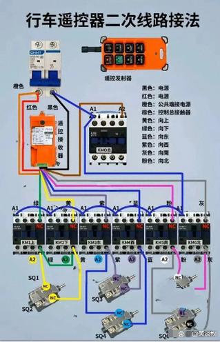220v接触器实物接线图图标