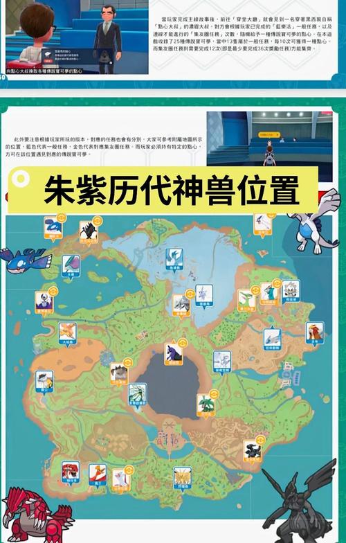 朱紫二周目神兽捕捉地点图标