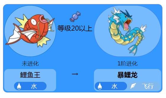 口袋妖怪绿宝石鲤鱼王多少级进化图标