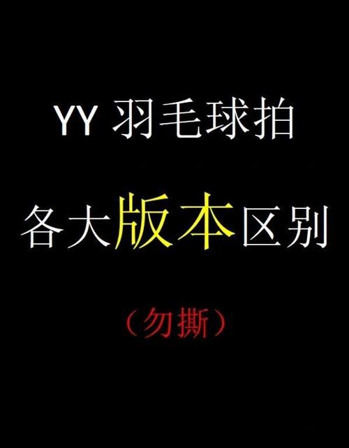 尤尼克斯羽毛球拍版本的区别图标