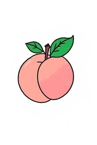 可爱Q版小桃子图标