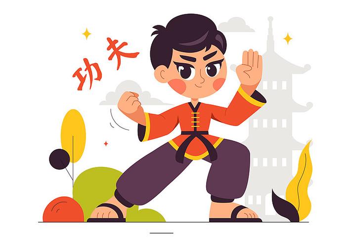 功夫小子漫画图标