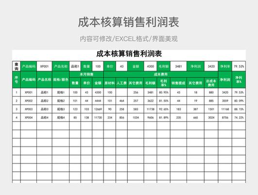 成本利润分析图标