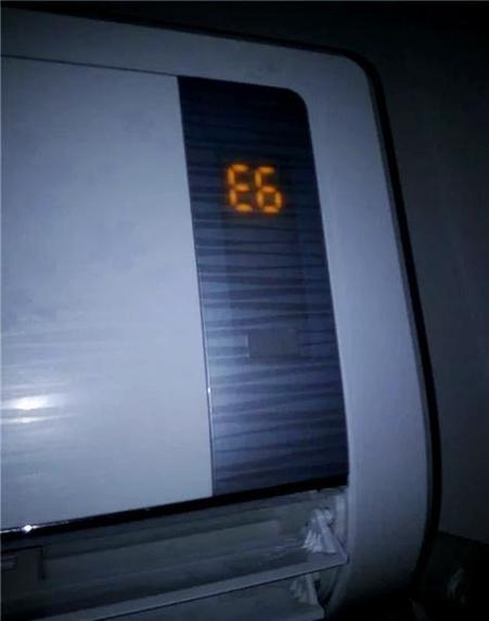 海尔空调显示E6图标