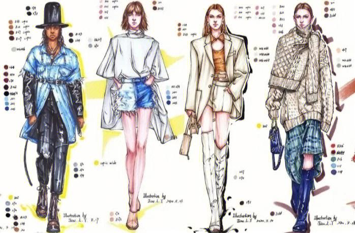 服装效果图系列图标