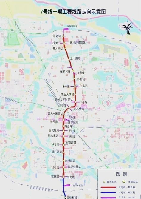 郑州地铁规划图最新版图标