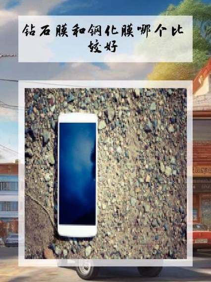 钻石膜和钢化膜区别图标