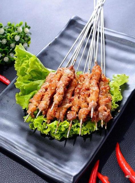烧烤羊肉串图标