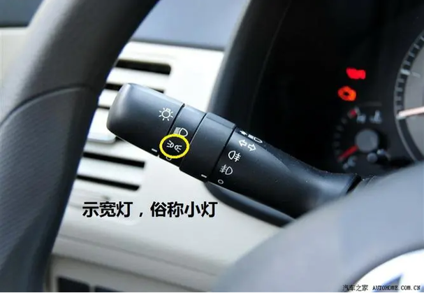 关掉示廓灯图标