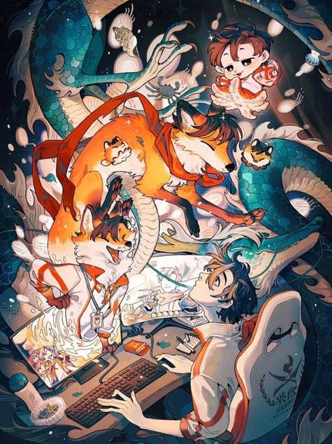 中国插画师十大排名图标