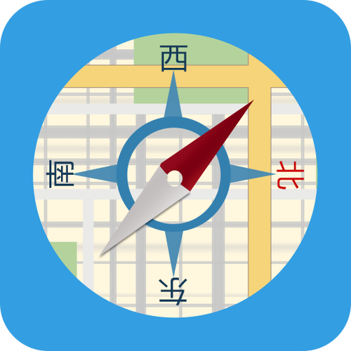 指南针地图图标