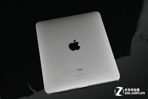 ipad后面有一条白色的图标