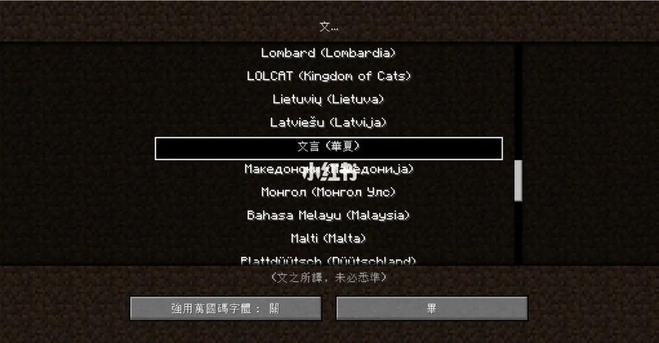 我的世界地下城语言设置截图