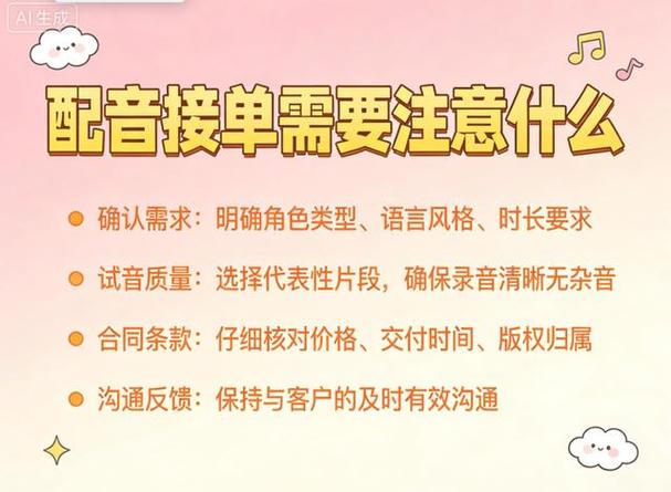 配音接单截图