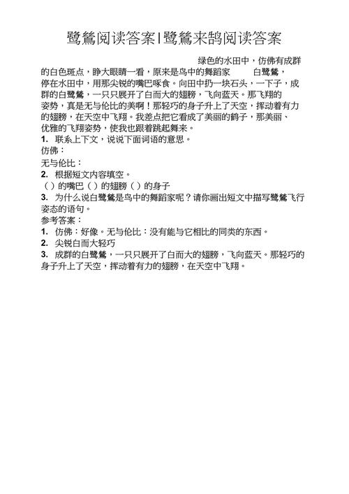 飞鸟阅读答案图标