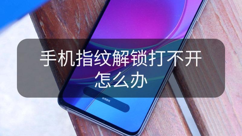 指纹面部与密码点不开