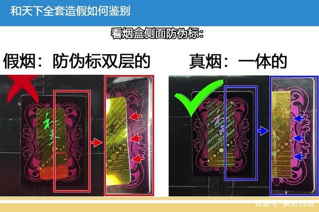 和天下的烟怎么鉴定一条的真假截图