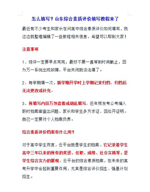 山东省高中综合素质评价图标