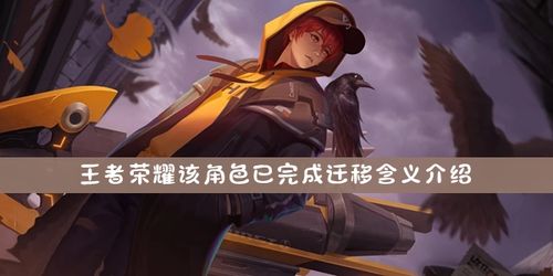 王者荣耀还角色完成迁移图标