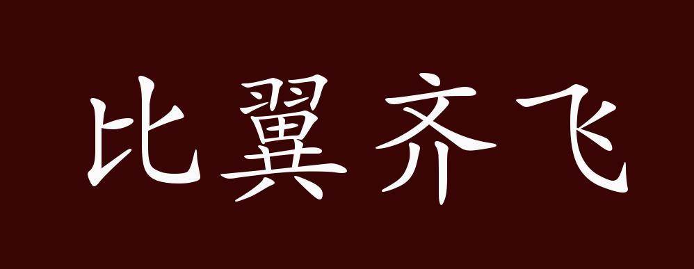 比翼齐飞读音截图
