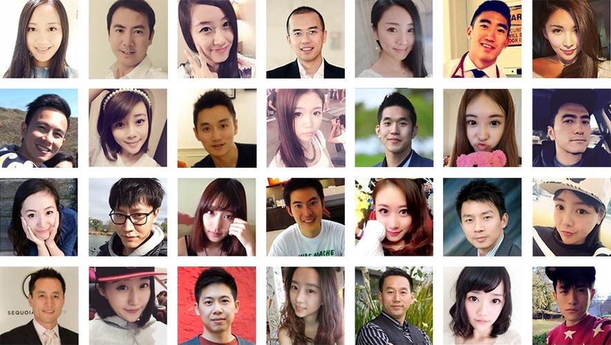 美国华人征婚两颗红豆图标